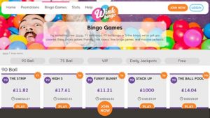Wink Bingo Review and Best Welcome Bonus - Bingo.org